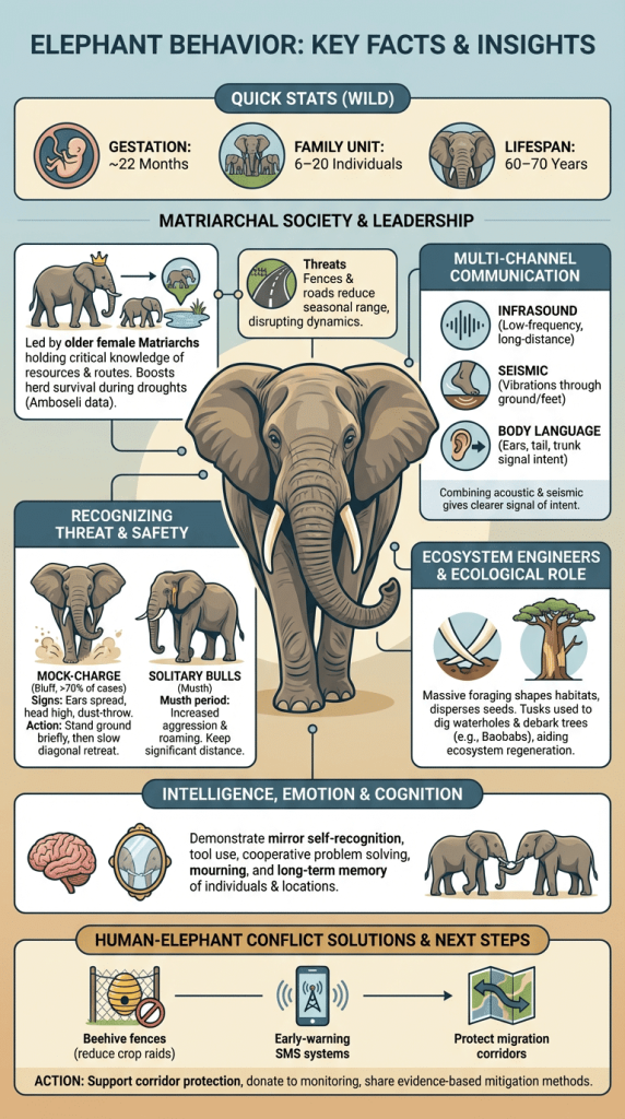 Elephant Behavior Facts: 12 Essential Insights for 2026